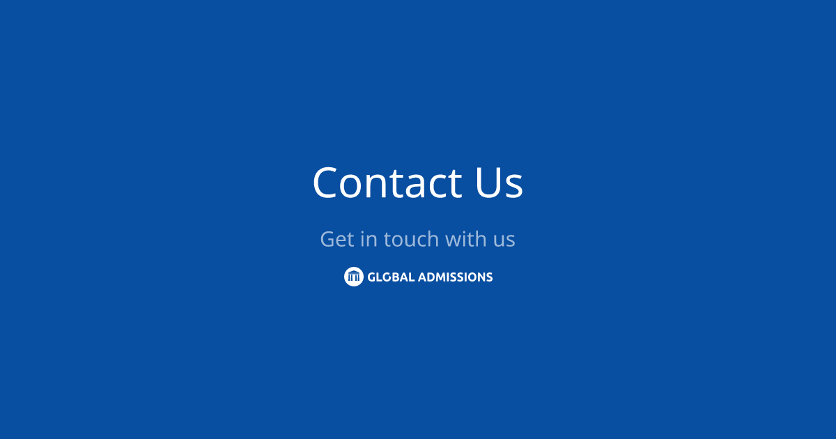 Contact Us | Global Admissions