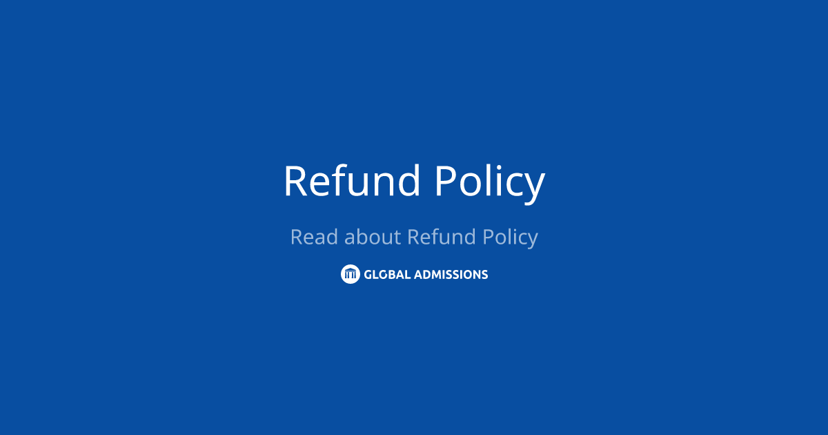 Refund Policy | Global Admissions