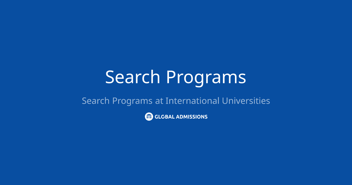 Search Programs | Global Admissions