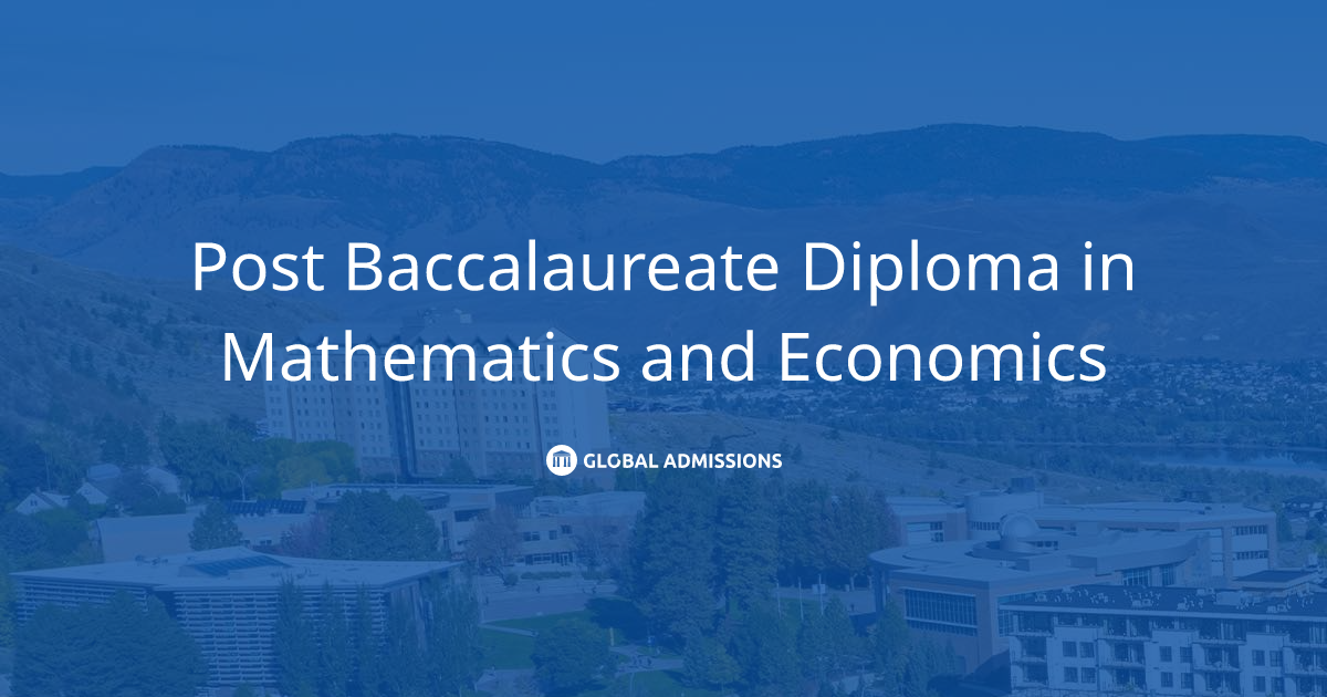 Post Baccalaureate Diploma in Mathematics and Economics at Thompson ...