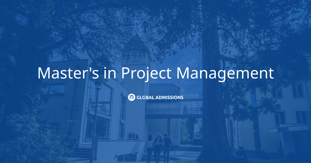 Master's in Project Management at IU University of Applied Sciences ...