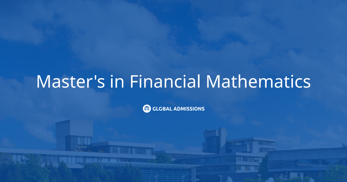 Master's in Financial Mathematics at University College Dublin | Global ...