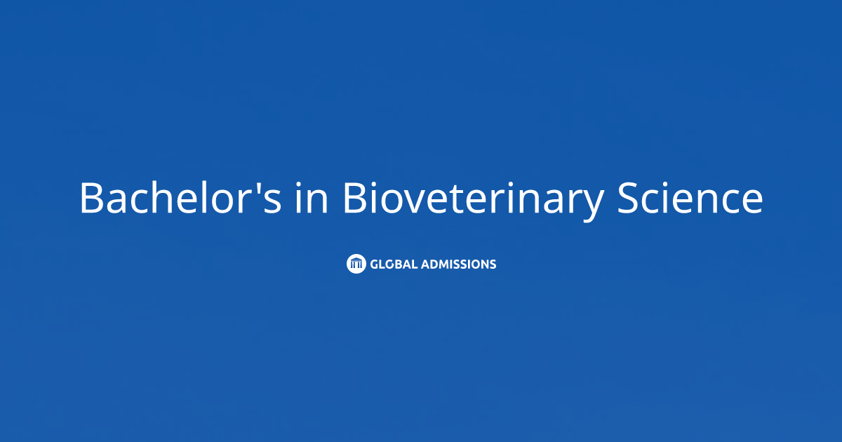 Bachelor's in Bioveterinary Science at Technological University of the ...