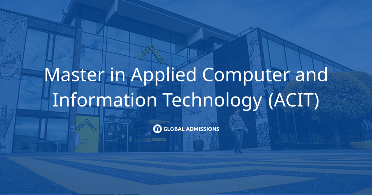 Master in Applied Computer and Information Technology (ACIT) at Oslo ...
