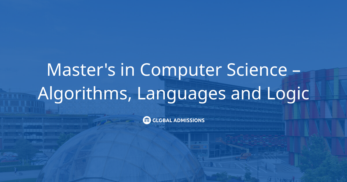 Master's in Computer Science – Algorithms, Languages and Logic at Chalmers University of ...