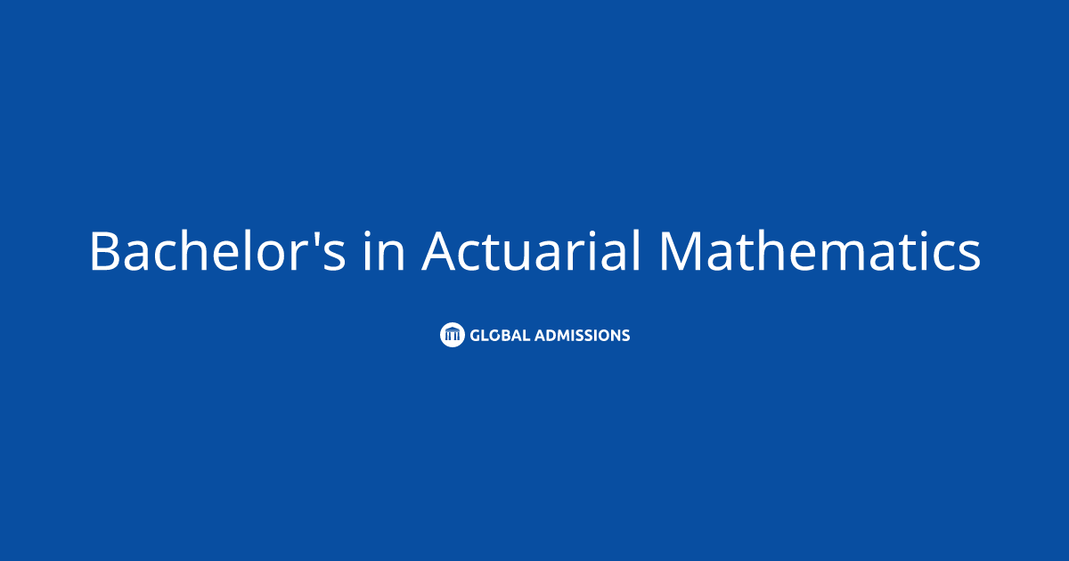 Bachelor's in Actuarial Mathematics at Kent State University | Global ...