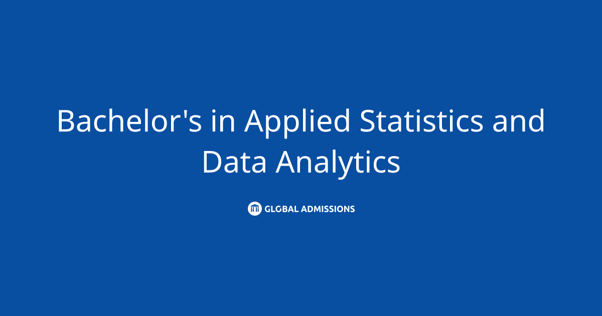 Bachelor's in Applied Statistics and Data Analytics at Rochester ...