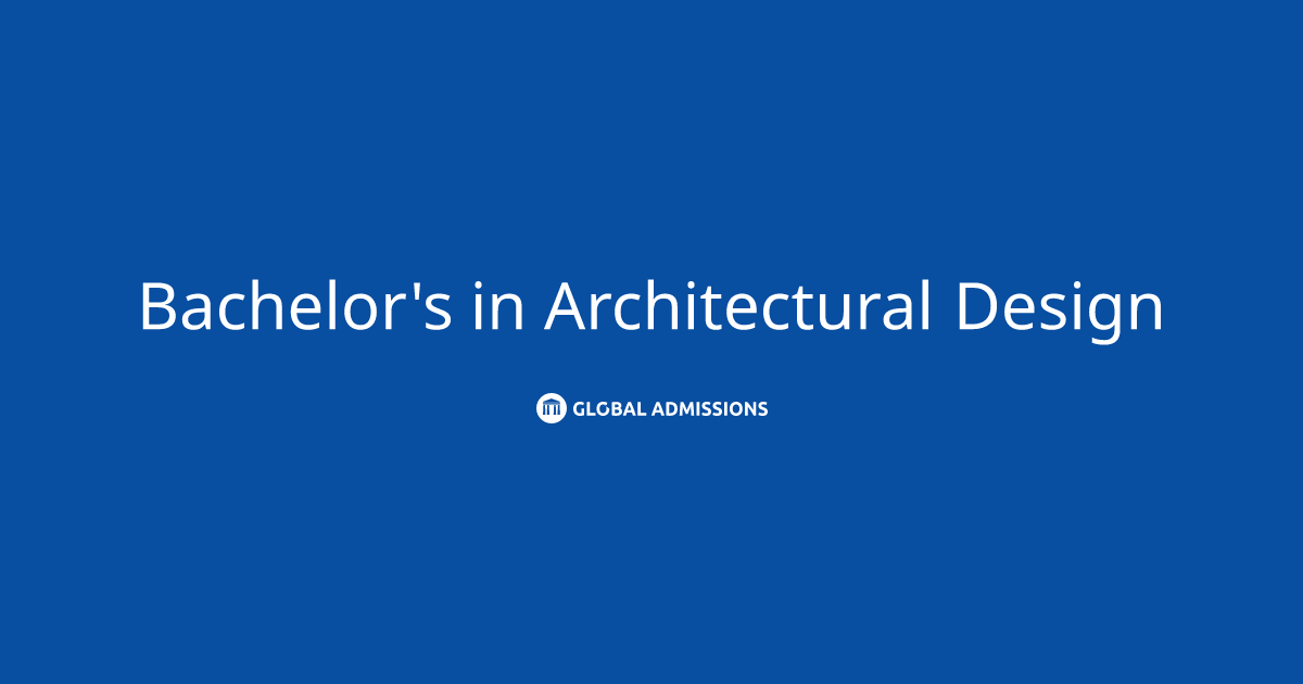 Bachelor's in Architectural Design at Chulalongkorn University | Global ...