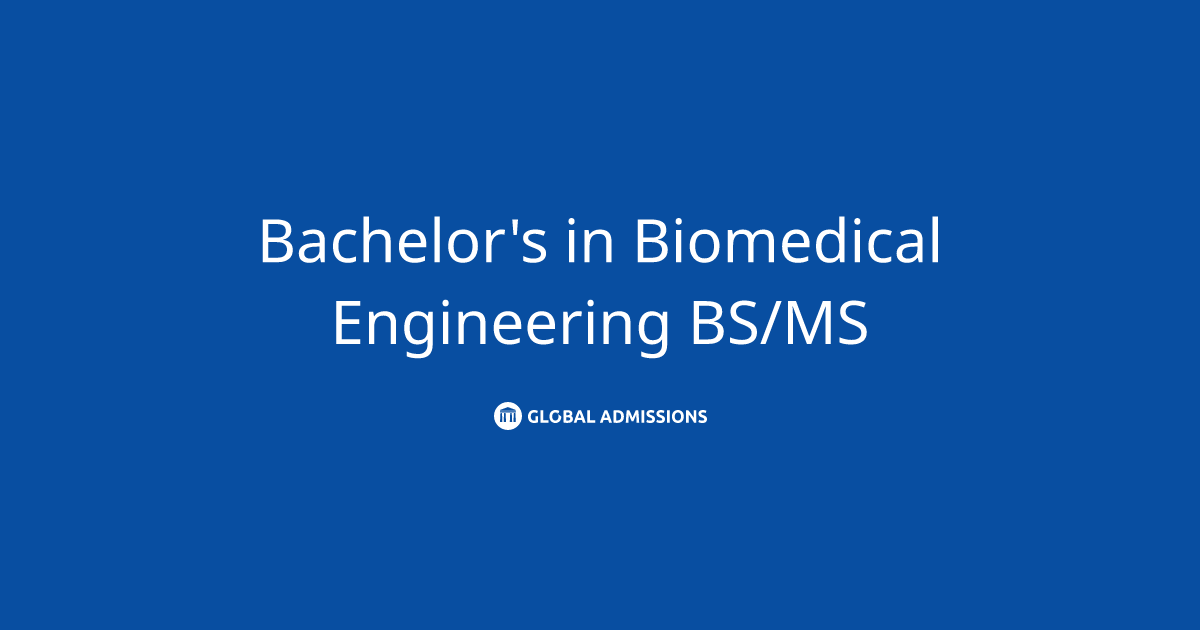 Bachelor's in Biomedical Engineering BS/MS at University at Buffalo | Global Admissions