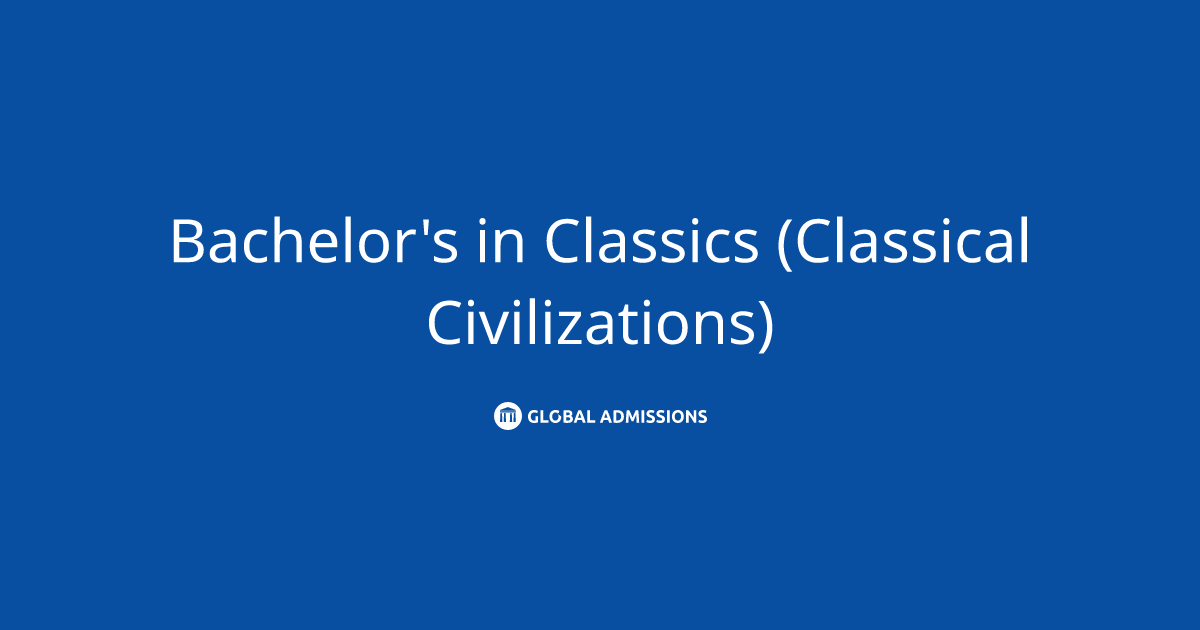 Bachelor's in Classics (Classical Civilizations) at Florida State ...