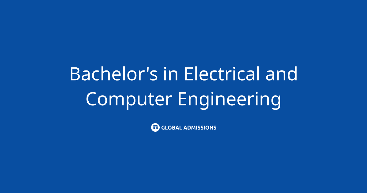 Bachelor's in Electrical and Computer Engineering at University of ...