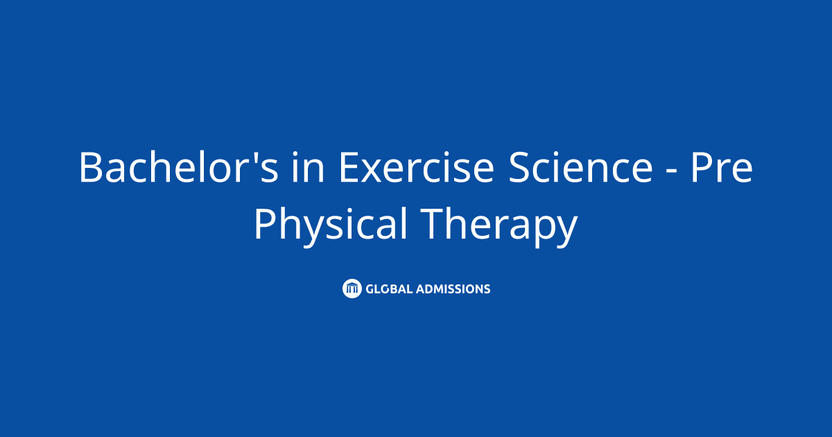 Bachelor's in Exercise Science - Pre Physical Therapy at Minnesota ...