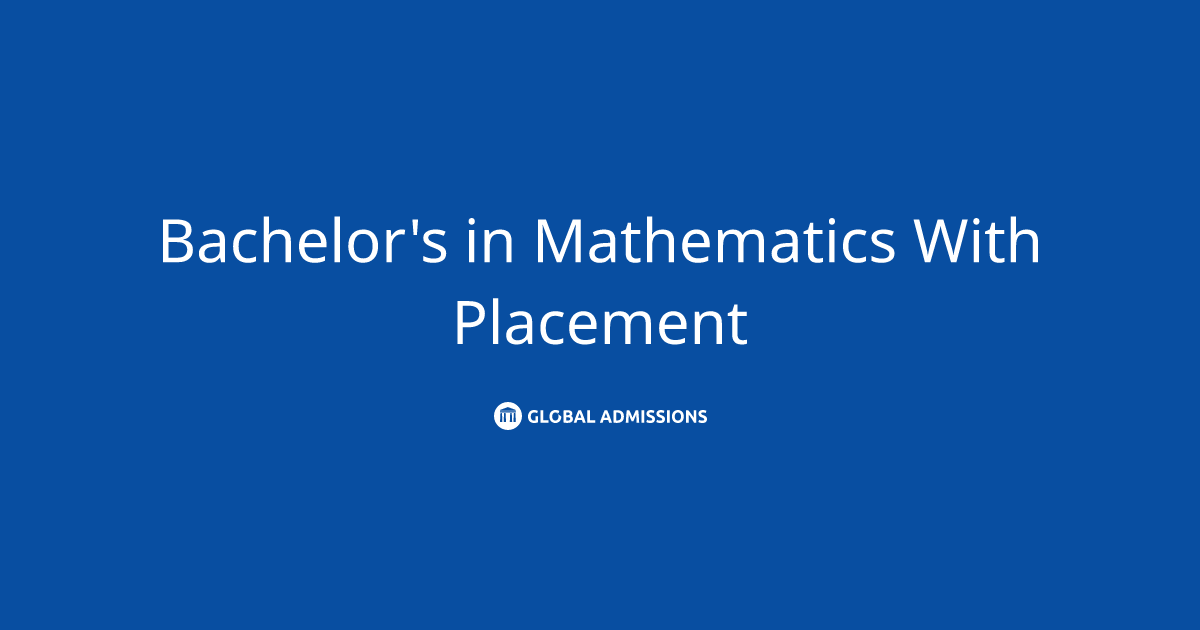 Bachelor's in Mathematics With Placement at University of Reading ...