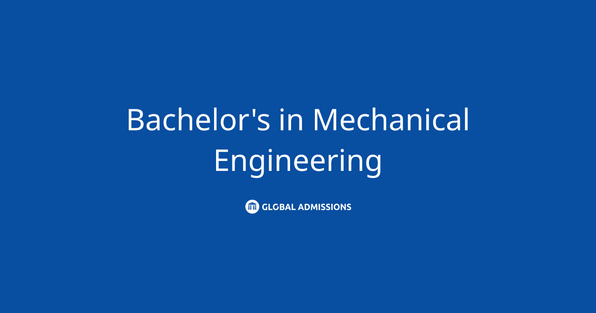 Bachelor's in Mechanical Engineering at Georgian Technical University ...