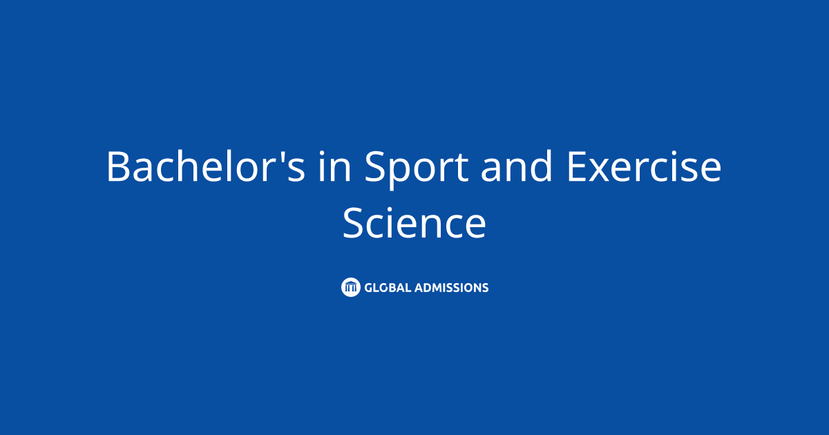 Bachelor's in Sport and Exercise Science at Buckinghamshire New ...