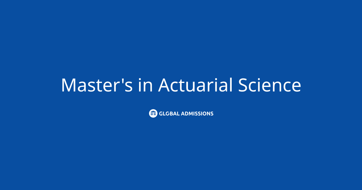 Master's in Actuarial Science at University of Essex | Global Admissions