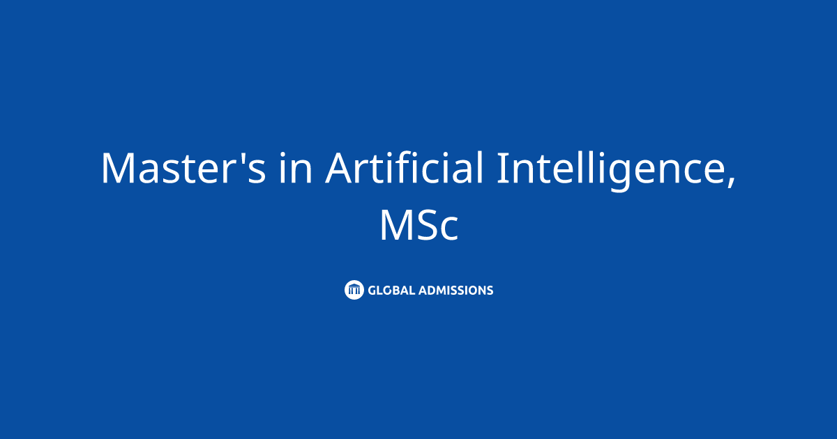 Master's in Artificial Intelligence, MSc at University of Aberdeen | Global Admissions
