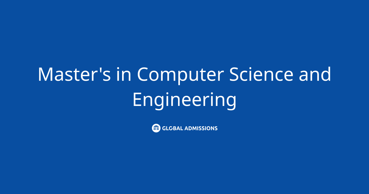 Master's in Computer Science and Engineering at Penn State University ...
