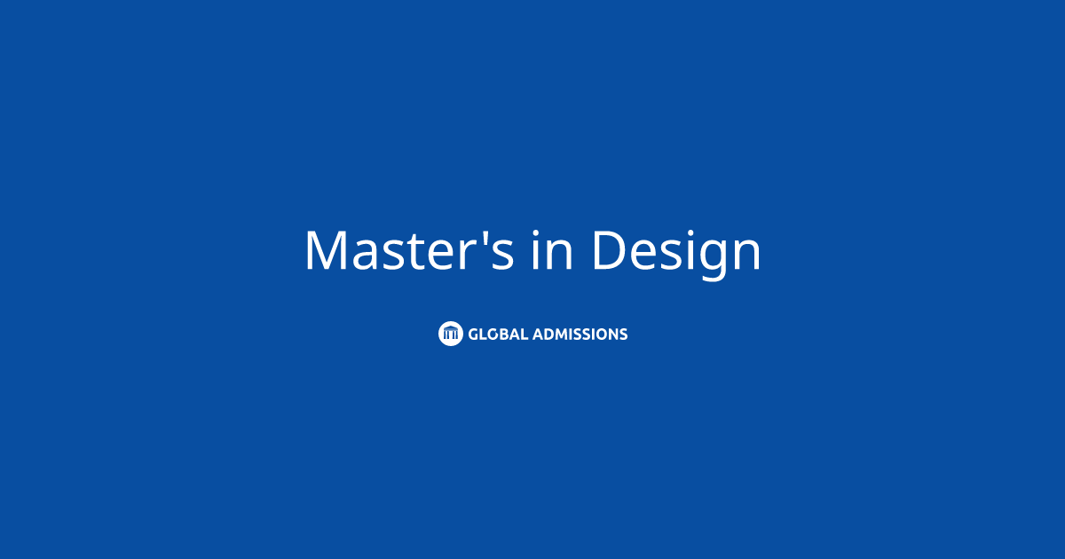 Master's in Design at Georgian Technical University (GTU) | Global ...