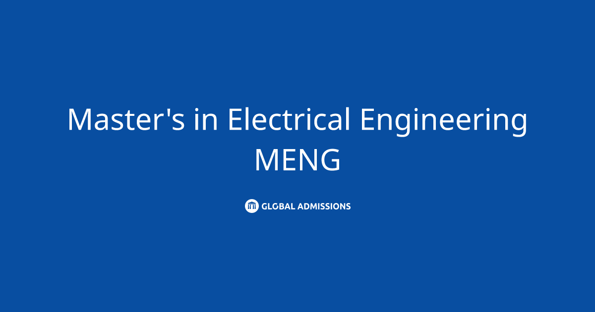 Master's in Electrical Engineering MENG at University of Cincinnati ...