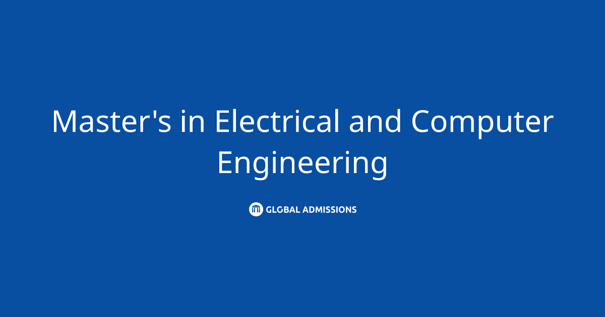 Master's in Electrical and Computer Engineering at Carnegie Mellon ...