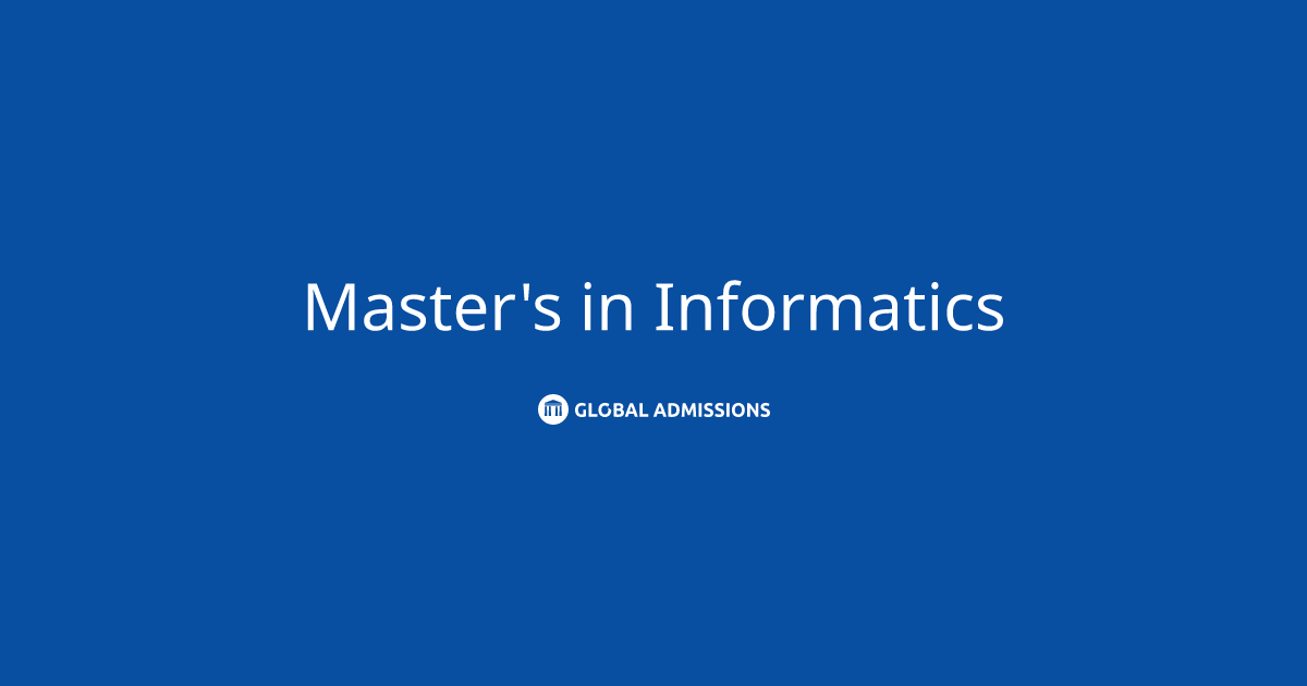 Master's in Informatics at Northeastern University Toronto | Global ...