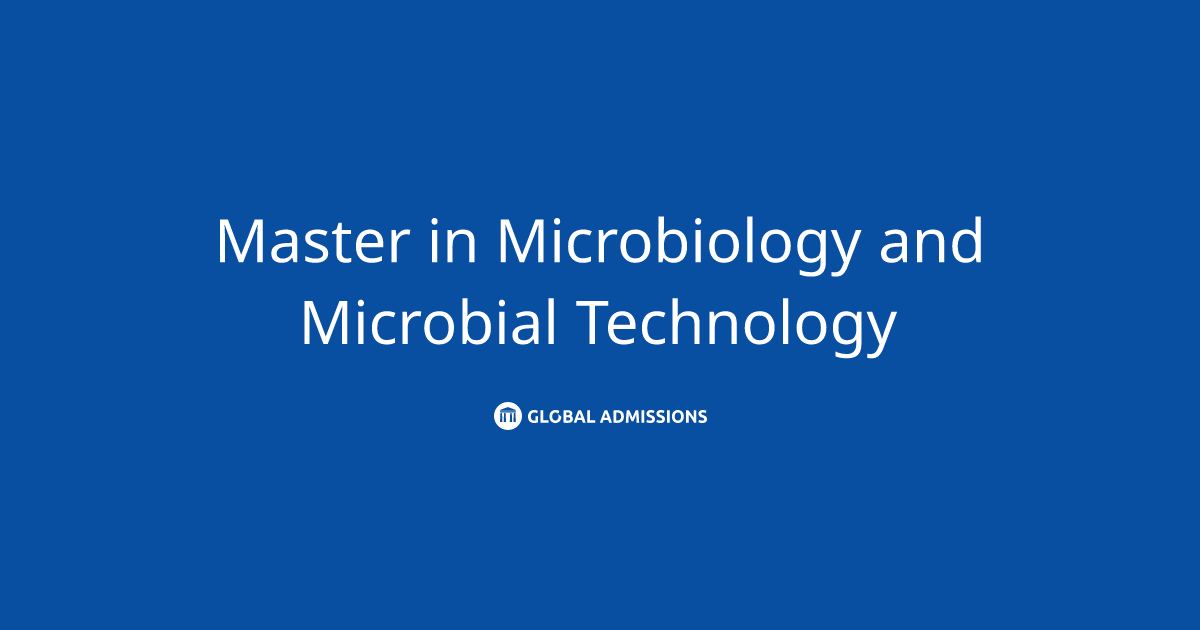 Master in Microbiology and Microbial Technology at Chulalongkorn ...