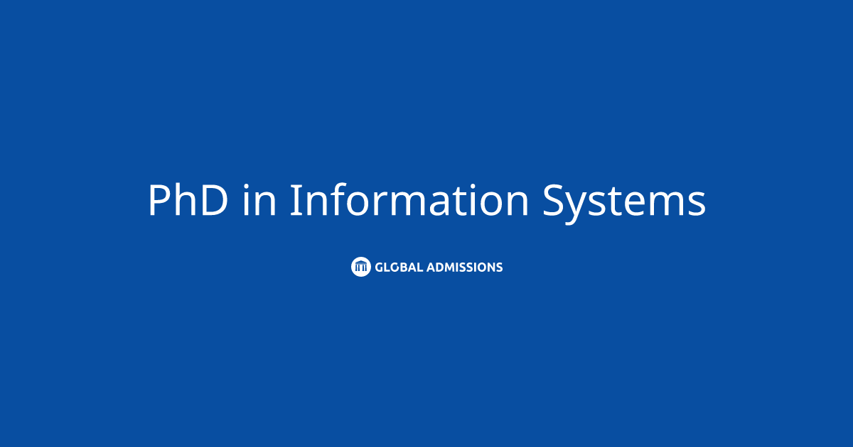 PhD in Information Systems at University of the Witwatersrand ...