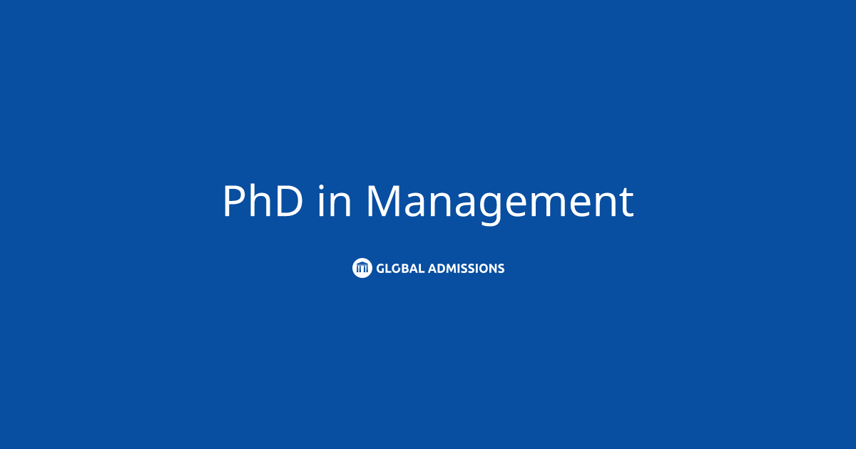 PhD in Management at Chulalongkorn University | Global Admissions