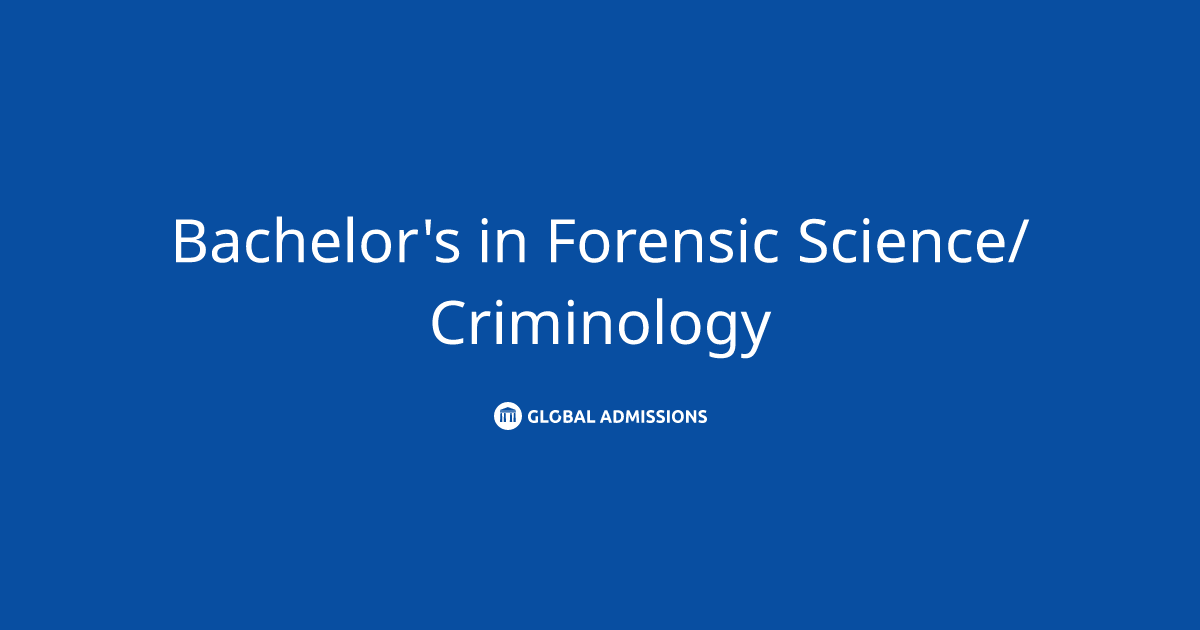 Bachelor's in Forensic Science/Criminology at Deakin University | Global Admissions