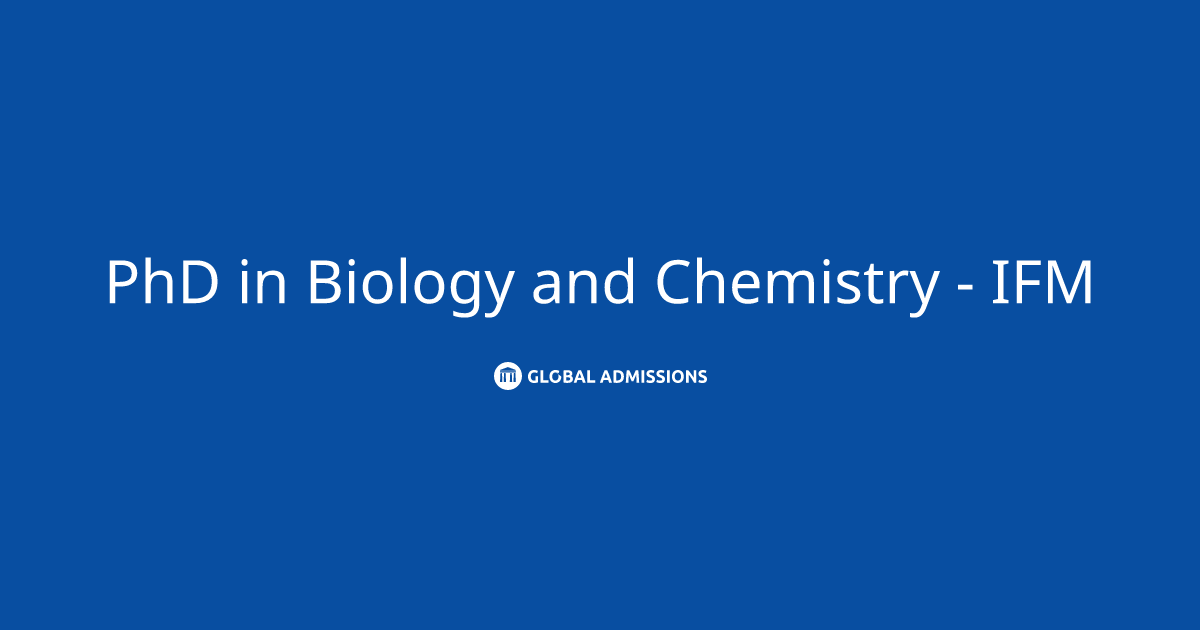 PhD in Biology and Chemistry - IFM at Deakin University | Global Admissions