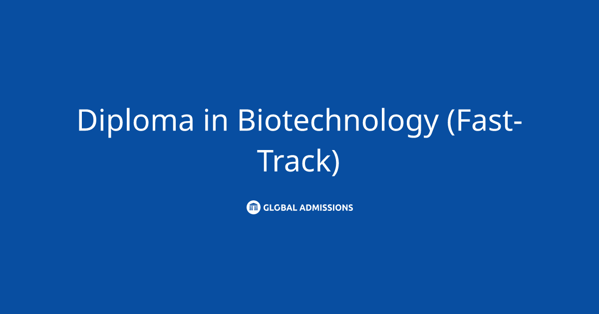 Diploma in Biotechnology (Fast-Track) at Centennial College | Global Admissions