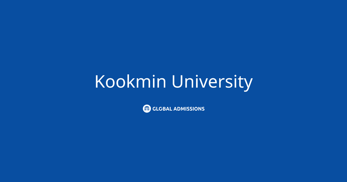 Kookmin University International Admissions | Global Admissions
