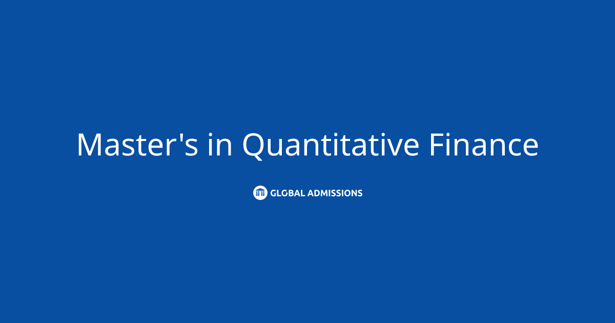 Master's in Quantitative Finance at Queen's University Belfast | Global ...