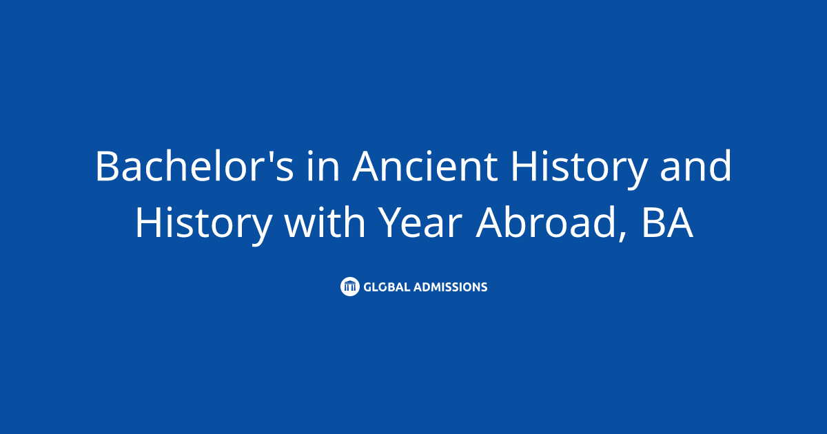 Bachelor's in Ancient History and History with Year Abroad, BA at University of Southampton ...