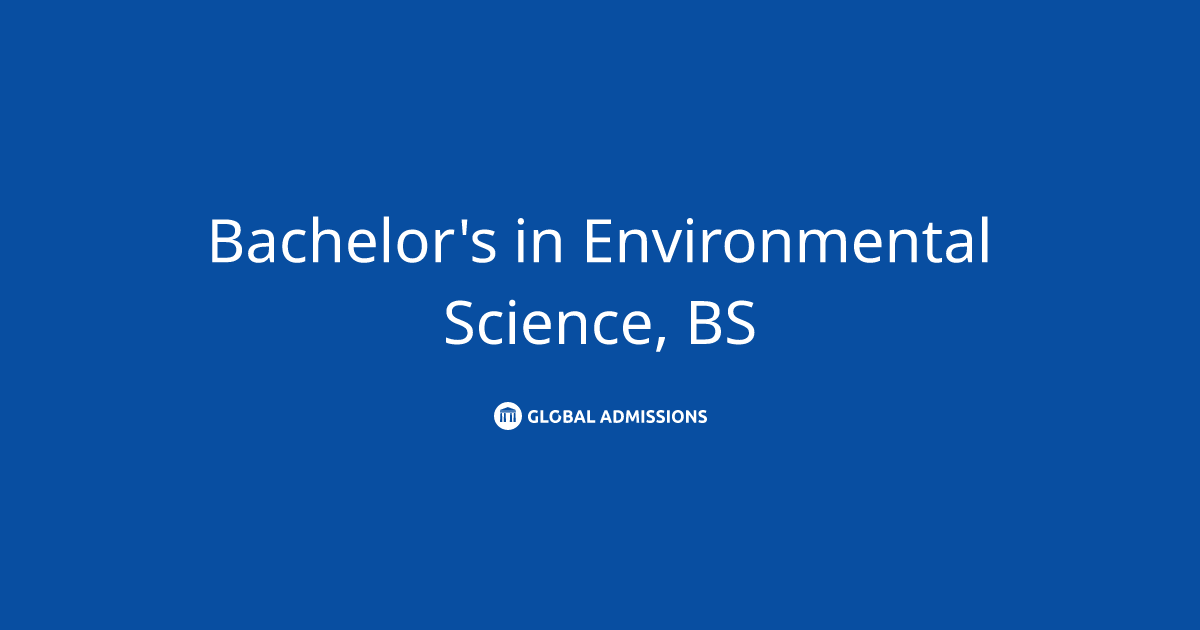 Bachelor's in Environmental Science, BS at Western Washington University, Bellingham, WA ...