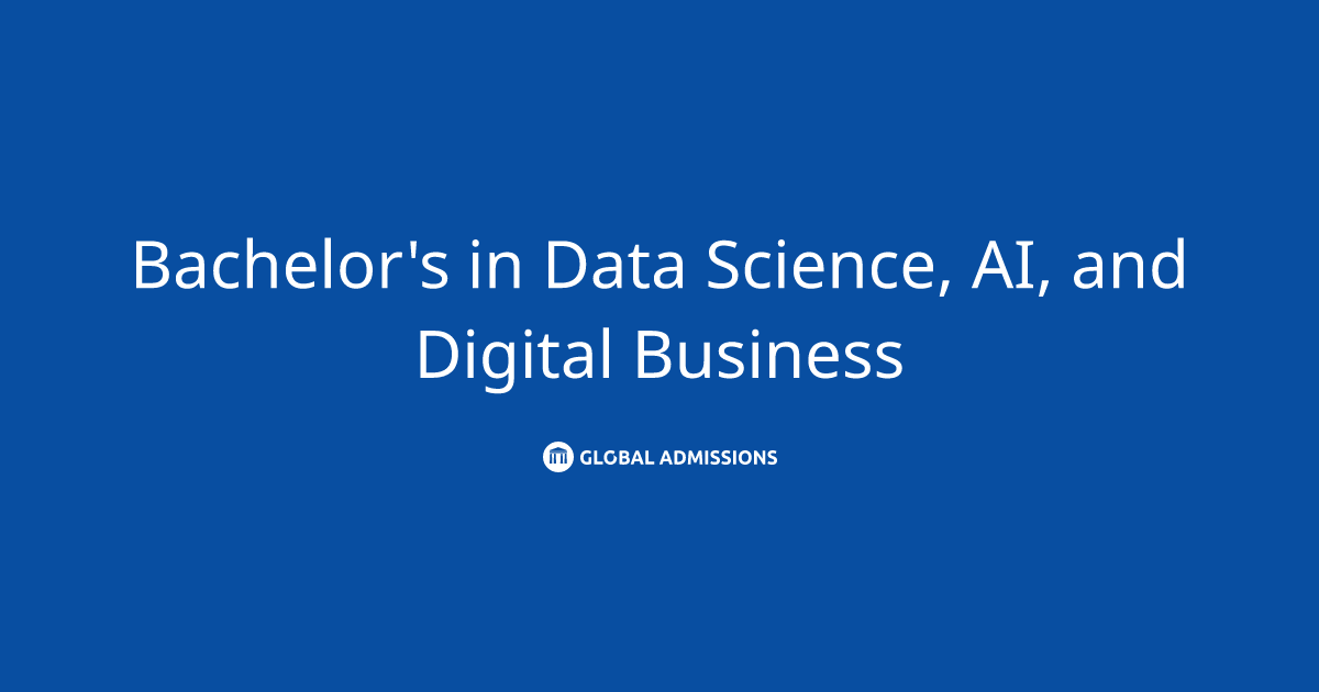 Bachelor's in Data Science, AI, and Digital Business at GISMA Business ...