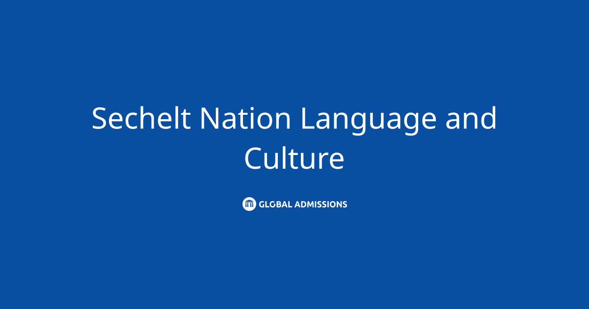 Sechelt Nation Language and Culture at Capilano University | Global ...