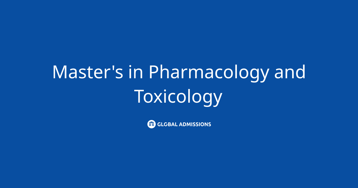 Master's in Pharmacology and Toxicology at University of Toledo | Global Admissions