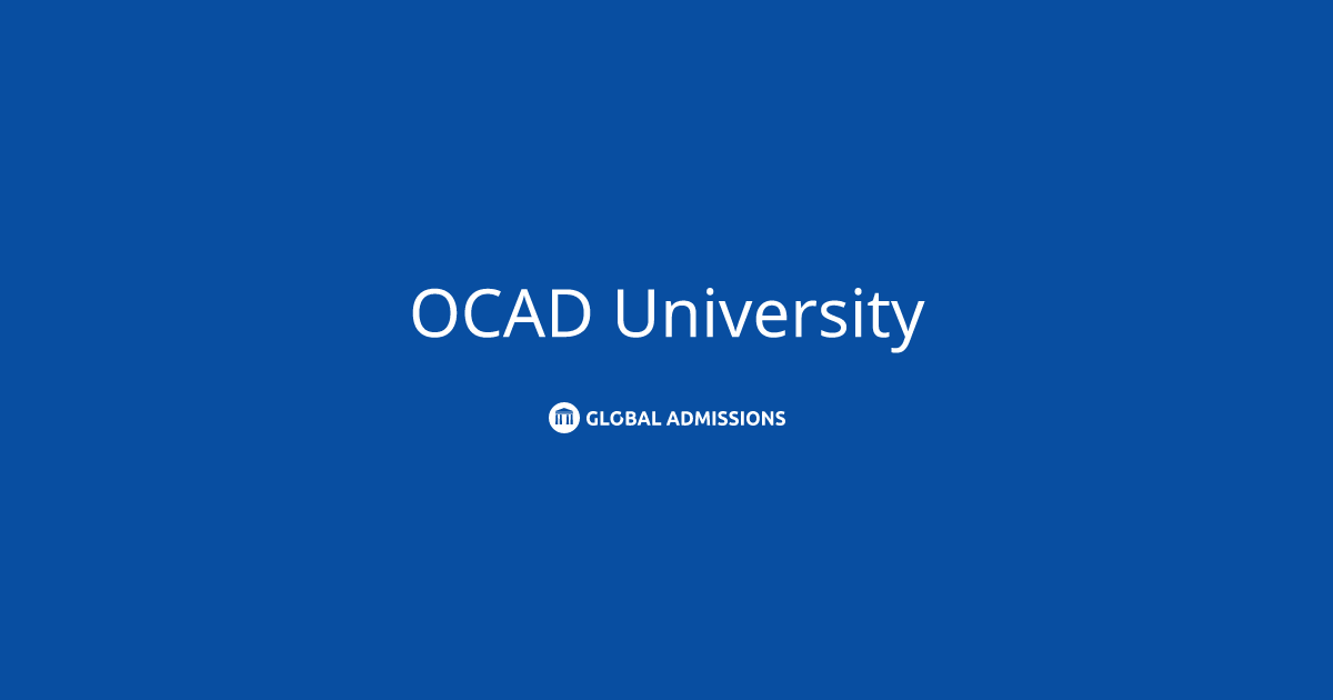 OCAD University International Admissions | Global Admissions
