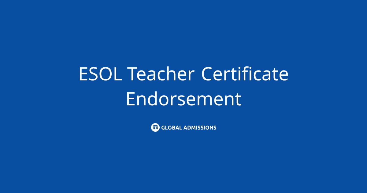 ESOL Teacher Certificate Endorsement at University of North Georgia ...