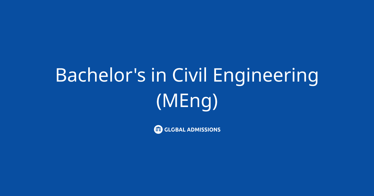 Bachelor's in Civil Engineering (MEng) at Cardiff University | Global ...