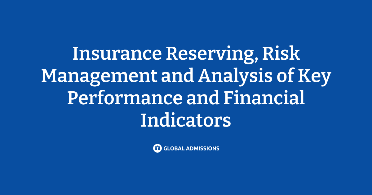 Insurance Reserving, Risk Management and Analysis of Key Performance ...