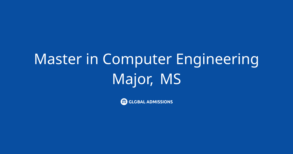 Master in Computer Engineering Major, MS at The University of Tennessee ...
