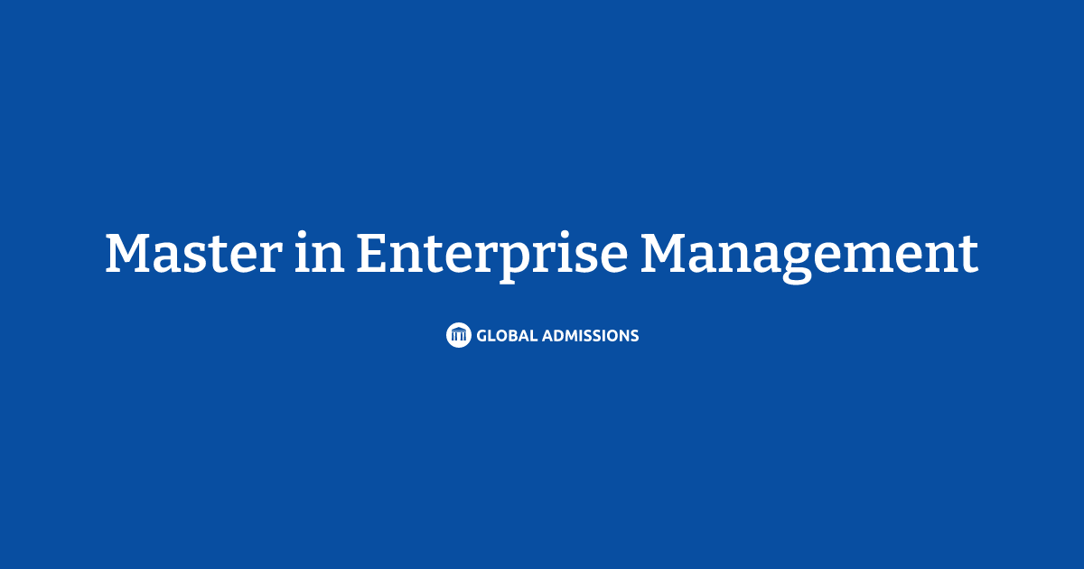Master in Enterprise Management at Southwestern University of Finance ...