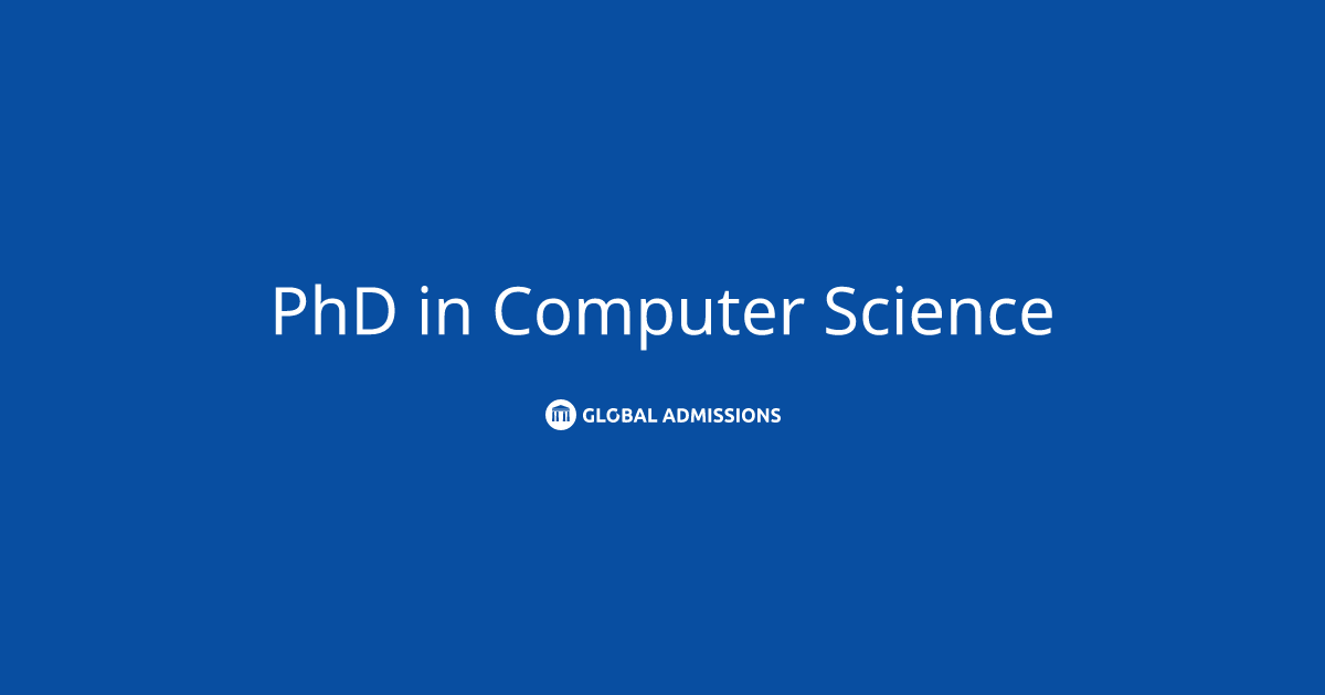 PhD in Computer Science at Lancaster University, England | Global ...