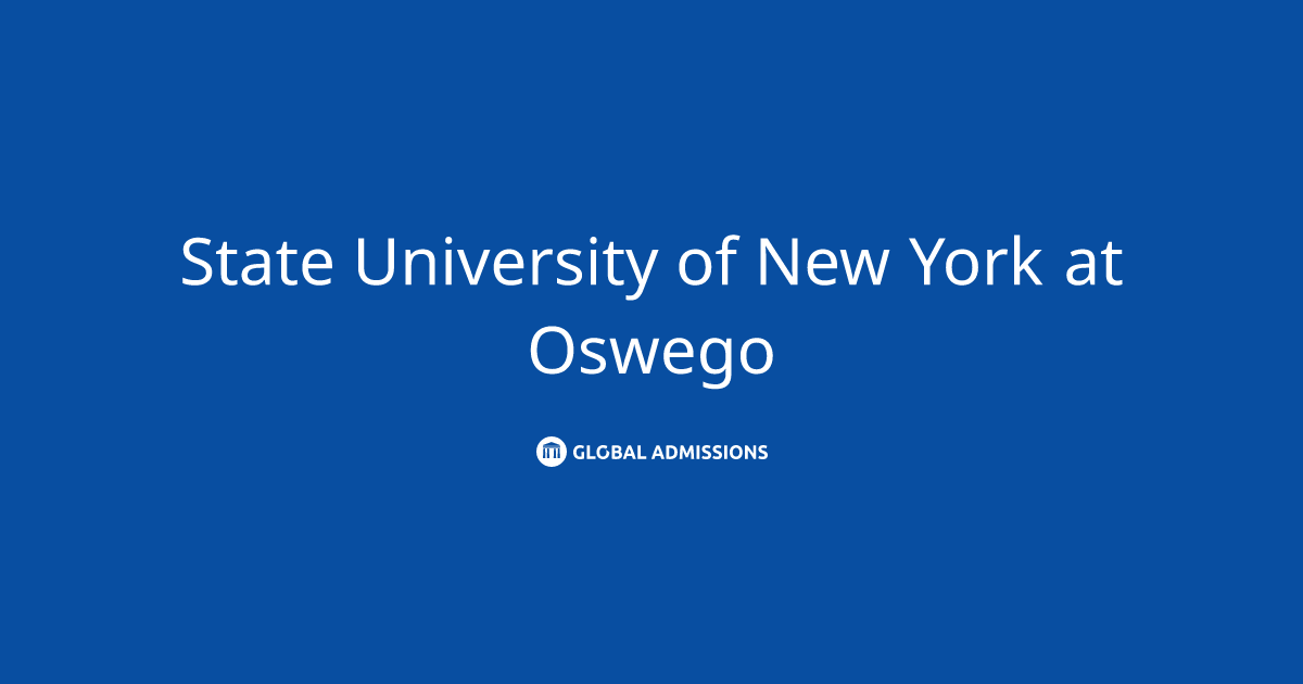 State University of New York at Oswego Admissions | Global Admissions