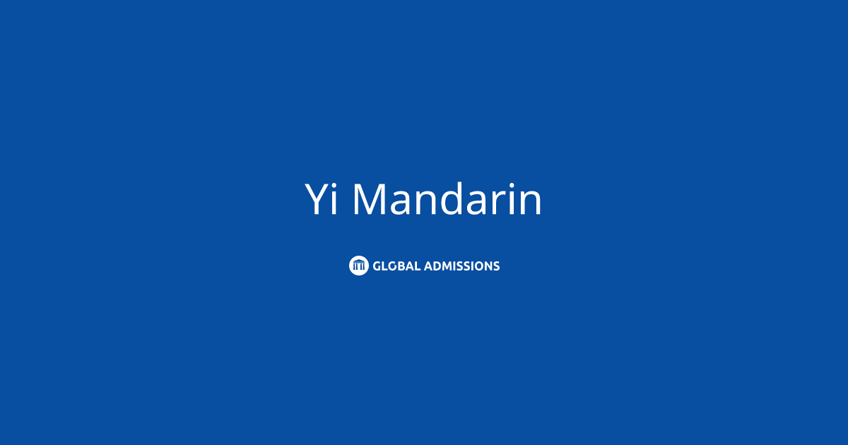 Yi Mandarin International Admissions | Global Admissions